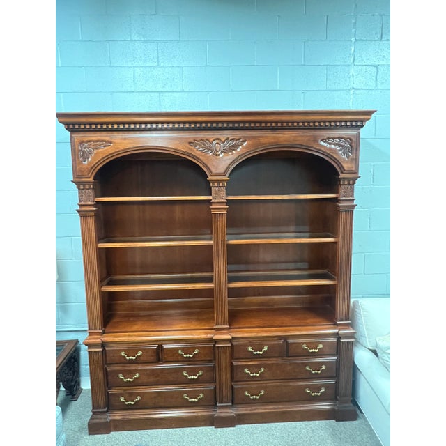 Hickory White Bookcase | Chairish