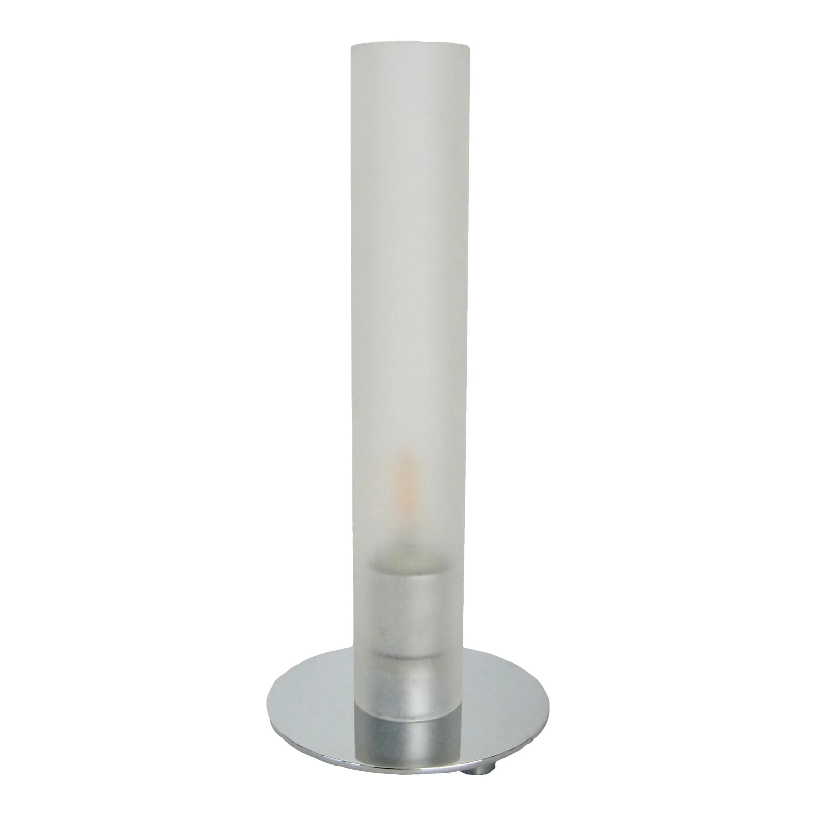 Ligne Roset Tube Table Lamp With Glass Shade | Chairish