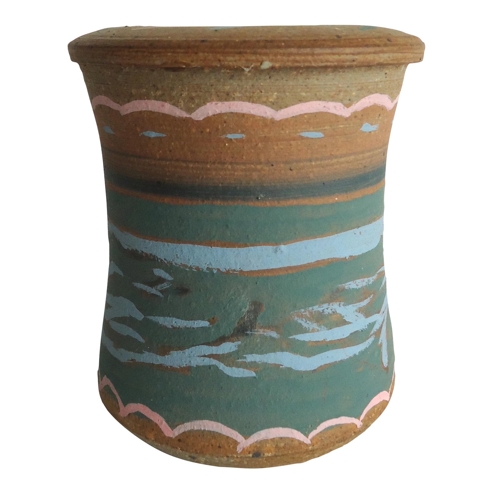 Gayle Batson Studio Ceramic Jar | Chairish