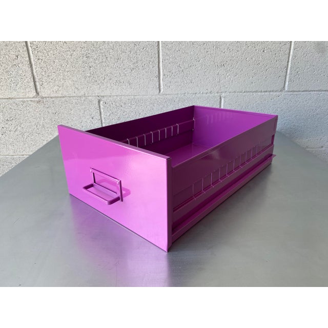 Mid Century Steel Drawer Insert, Repurposed as Organizer / Container ...