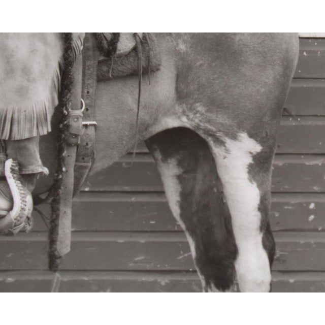 1982 Black and White Photograph of a Cowboy by Jay Dusard | Chairish