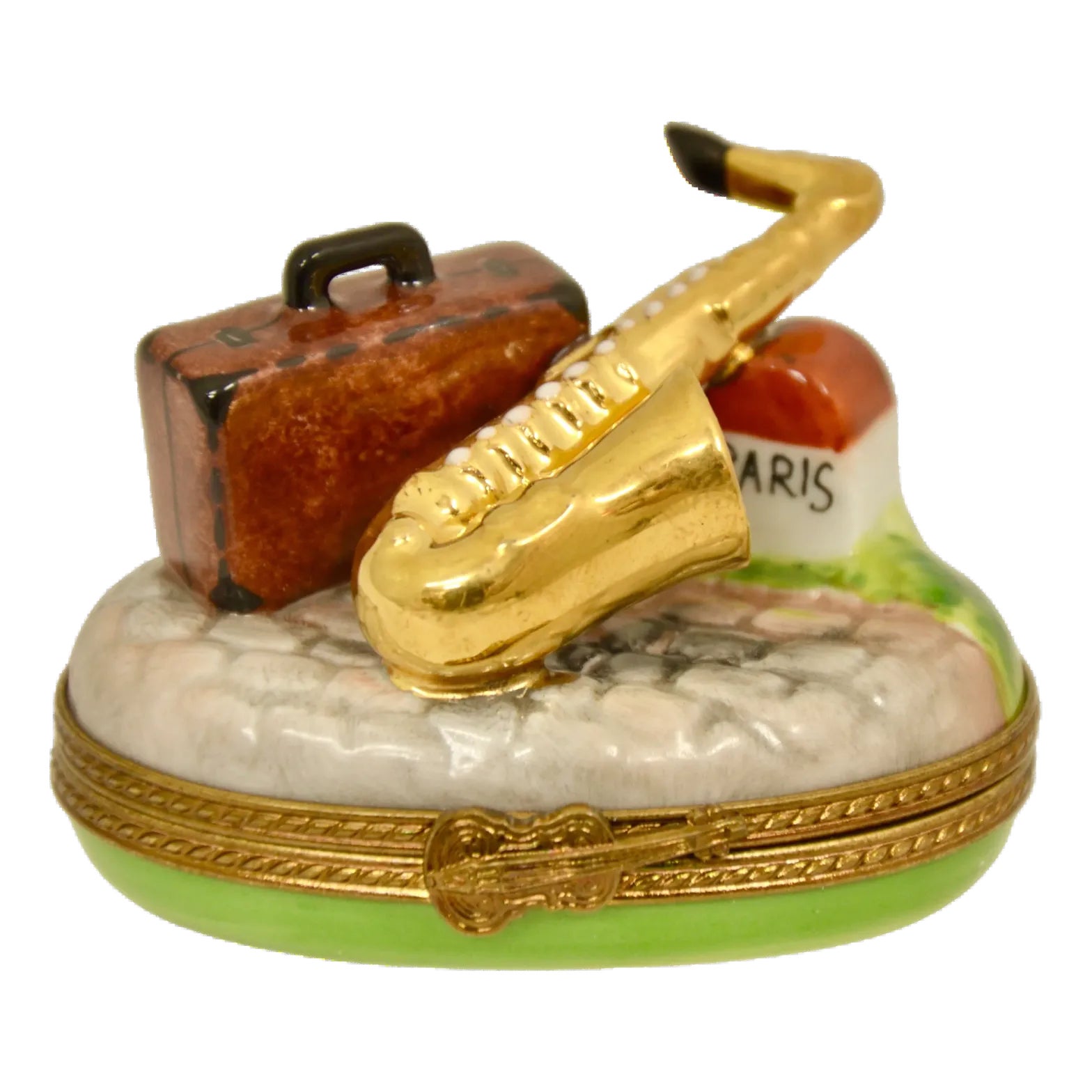 Limoges a Musician Travels to Paris Accent Box | Chairish