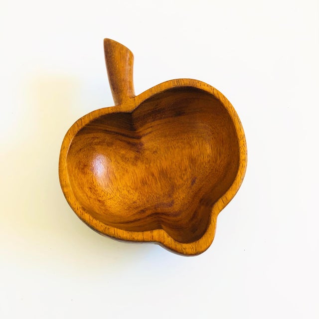 Wood Apple Bowl | Chairish