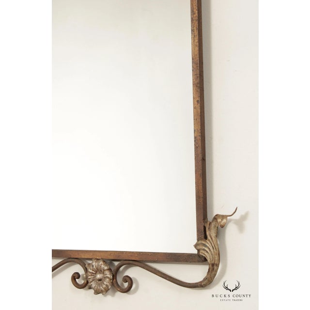 Tuscan Style Scrolled Iron Work Wall Mirror | Chairish
