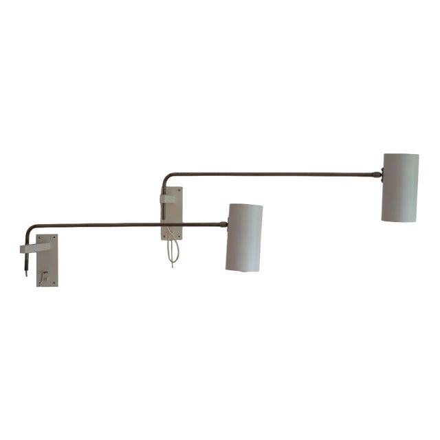 Model 39 Wall Lamps by Willem Hagoort for Hagoort Lamps, 1960s, Set of ...