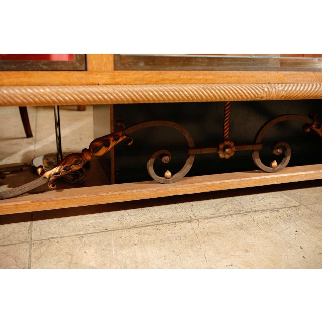 French Modern Display Cabinet | Chairish