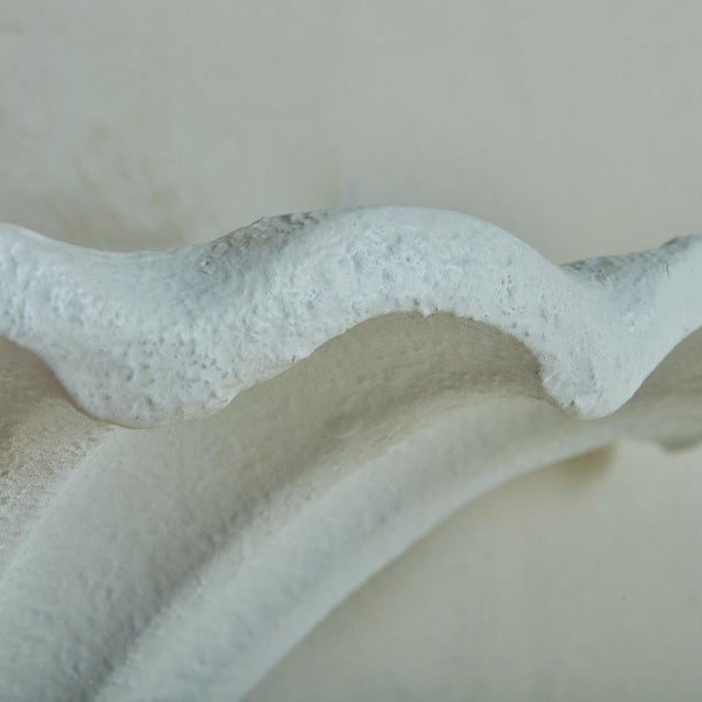 Art Deco Plaster Shell Sconce by Elgé, France 1960s | Chairish