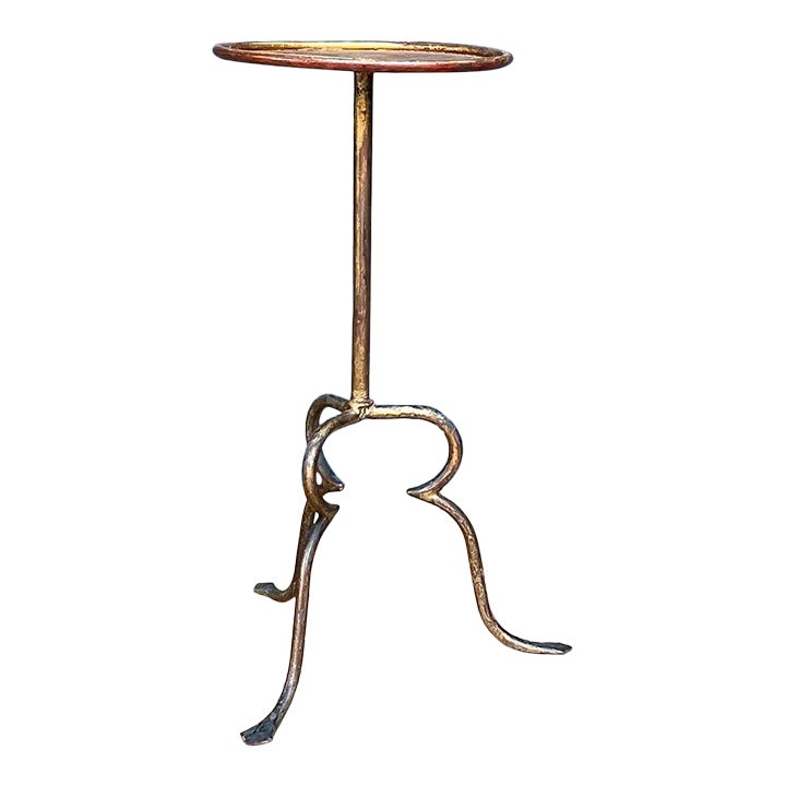 Spanish Drinks Table With Elevated Tripod Base | Chairish