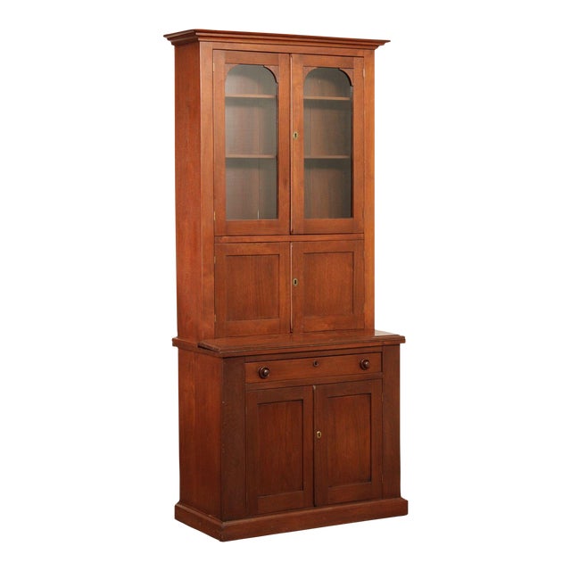 Antique American Walnut Secretary Bookcase | Chairish
