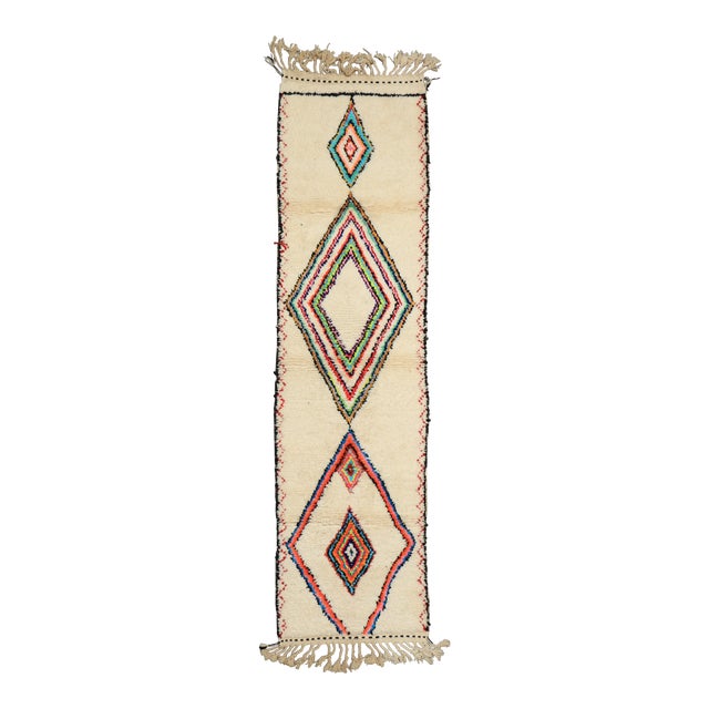 Moroccan Berber Runner-2′6″ × 9′9″ | Chairish