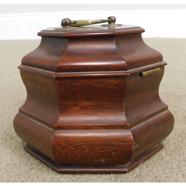 Set of 2 Colonial Williamsburg Octagonal Tea Caddies | Chairish