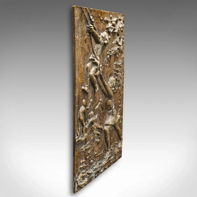 1950's Vintage Decorative Relief Plaque | Chairish