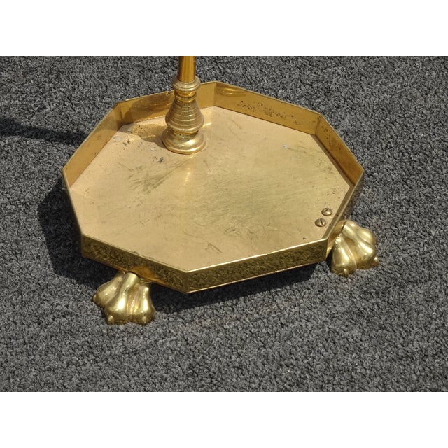 Vintage French Country Gold Fireplace Tools W Four Tools and Base W ...