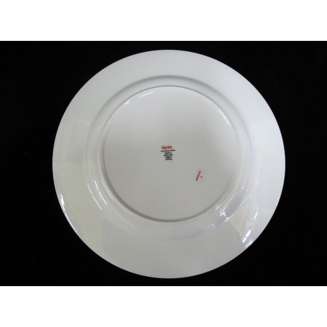 Spode Gold Gilt Art Deco Opera Pattern Fine Bone China 5pc Dinner Plate ...