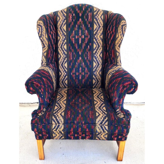 Bob Timberlake Wingback Chair Lodge Cabin Rustic Oversized | Chairish