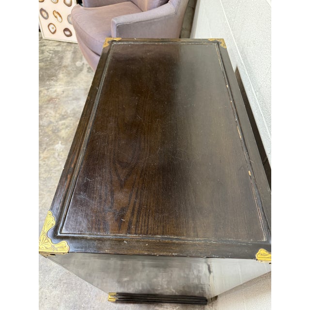 Vintage Chinoiserie 4 Drawer Chest | Chairish