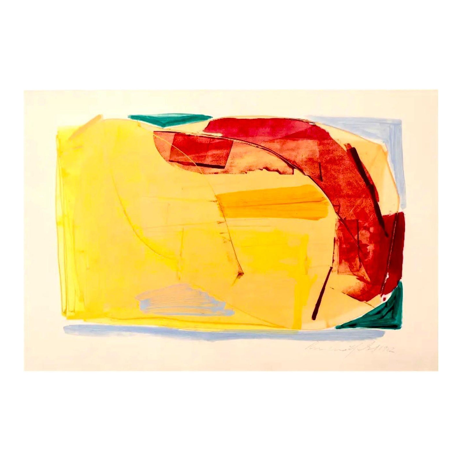 Ronnie Landfield, Lyrical Abstraction Acrylic Painting Ronnie Landfield ...