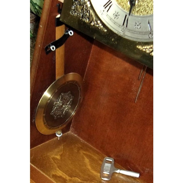 Vintage Jauch West Germany Ornate Westminster Chime Clock | Chairish