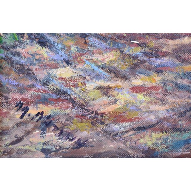 Early 20th Century Farmstead Landscape Oil Painting by Max Nathan ...