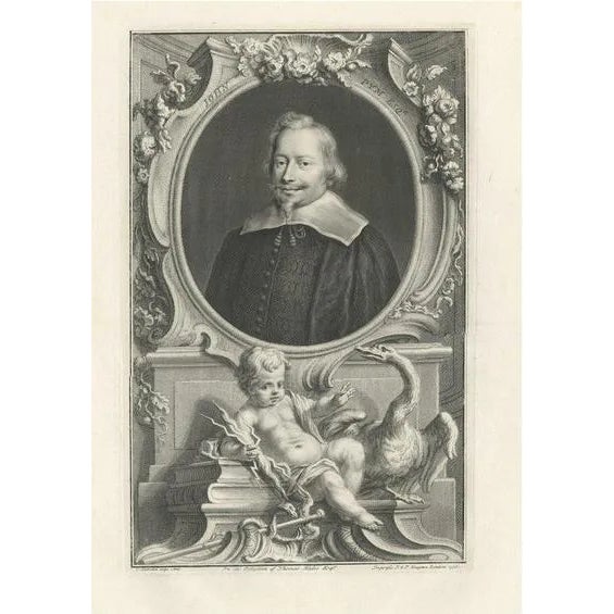 Portrait of John Pym Portret, Paper | Chairish