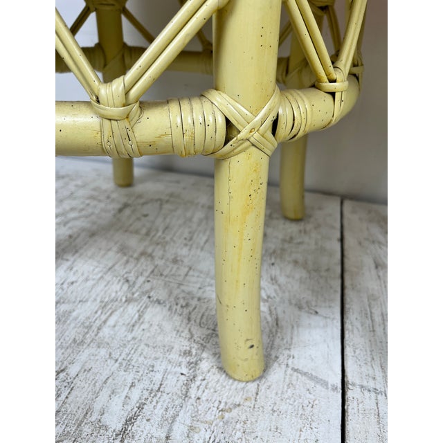 Vintage Ficks Reed Rattan Swivel Stools- a Pair | Chairish