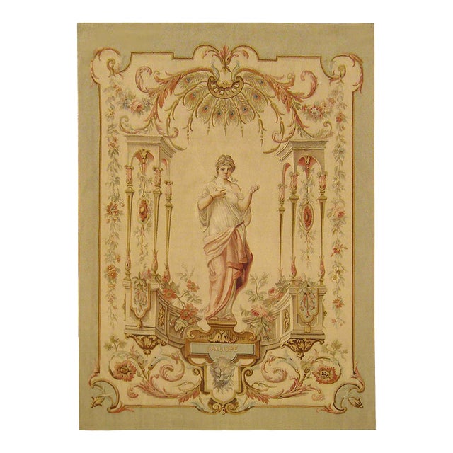 Late 19th Century French Aubusson Tapestry | Chairish