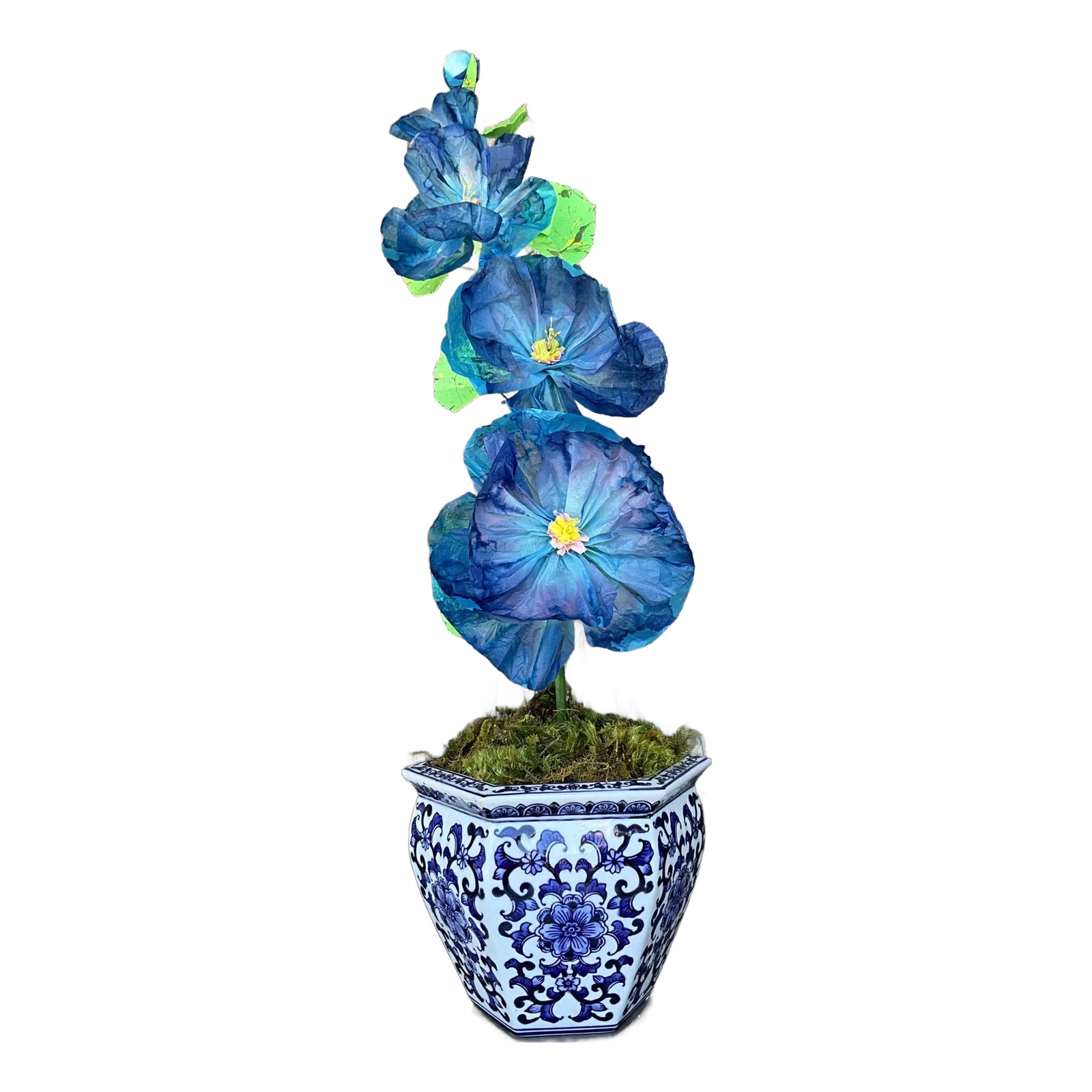 Contemporary Hand-Rolled Paper Flowers | Chairish