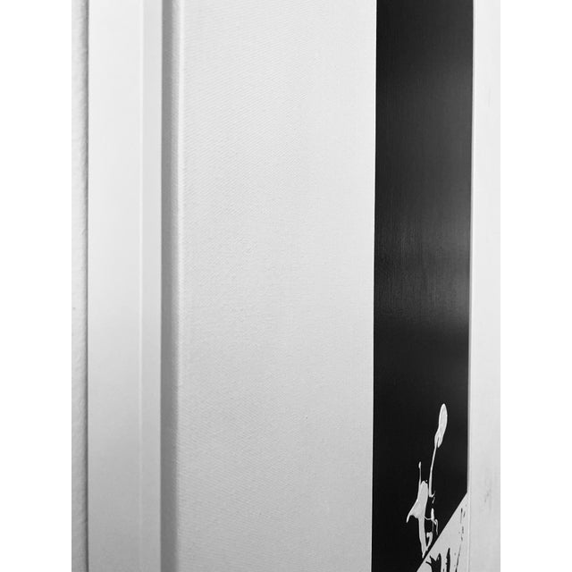 Abstract Expressionist Axel Abbott Original Acrylic Painting "Black ...