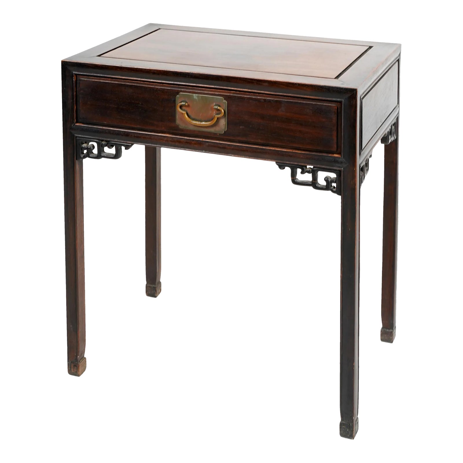 Chinese Hardwood Writing Table Desk | Chairish