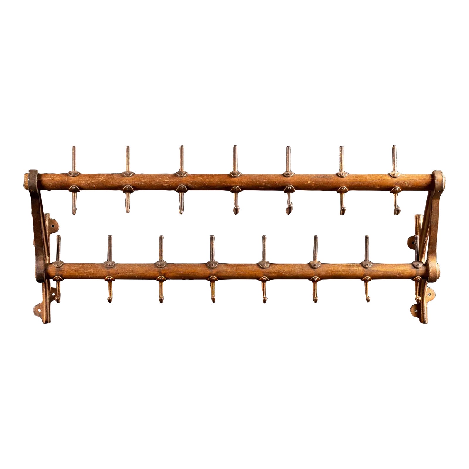 Early 20th Century Firefighters Coat Rack | Chairish