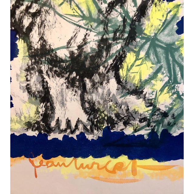 Jean Lurçat, Vintage French Modernist Jean Lurcat Watercolor Painting ...