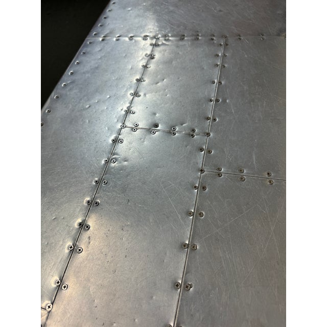 Timothy Oulton Stoneyhurst Spitfire Metal Coffee Table | Chairish