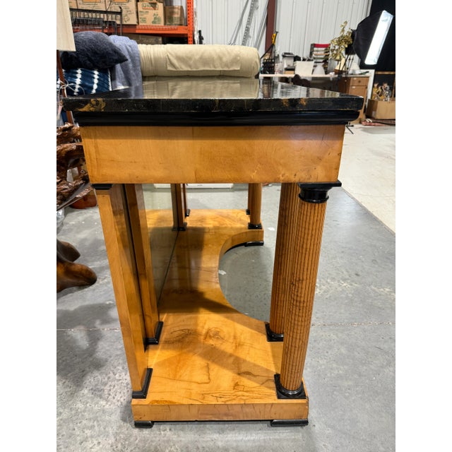 Late 20th Century Antique Biedermeier Console Table | Chairish