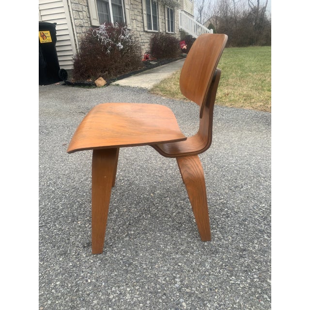 Early 2nd Generation Eames Dcw Herman Miller Calico Ash Chair | Chairish