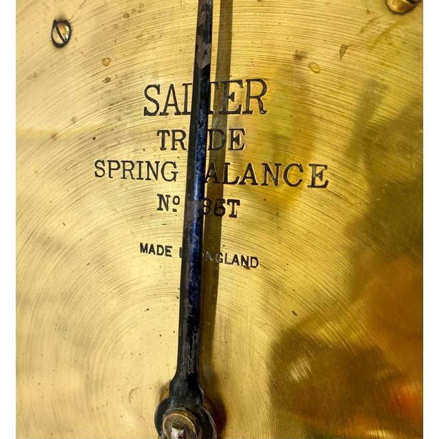 Huge Rare 600Lb Capacity Brass Salter Spring Balance Scale # 85 T From ...