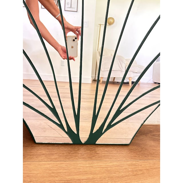 20th Century Post Modern Boho Coastal Sea Shell Mirror | Chairish
