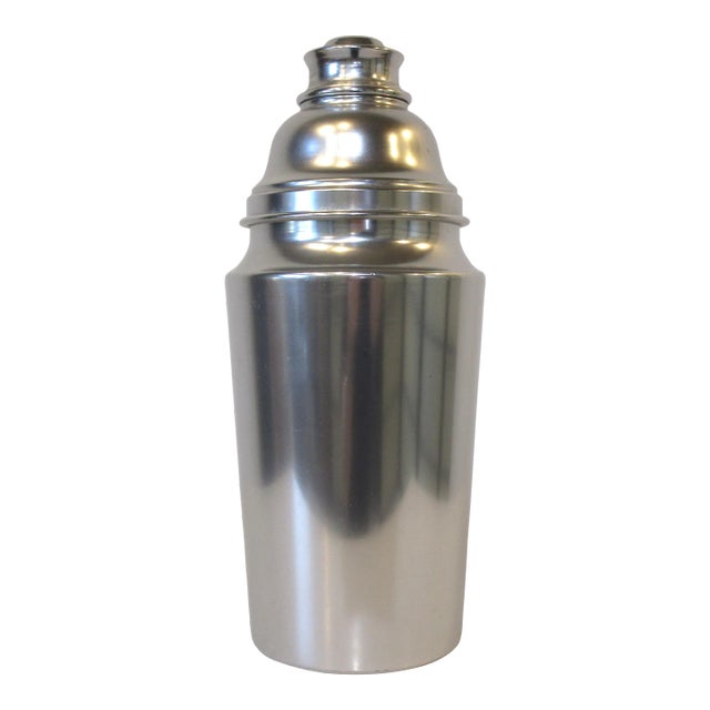Large Aluminum Hotel Styled Cocktail Shaker | Chairish