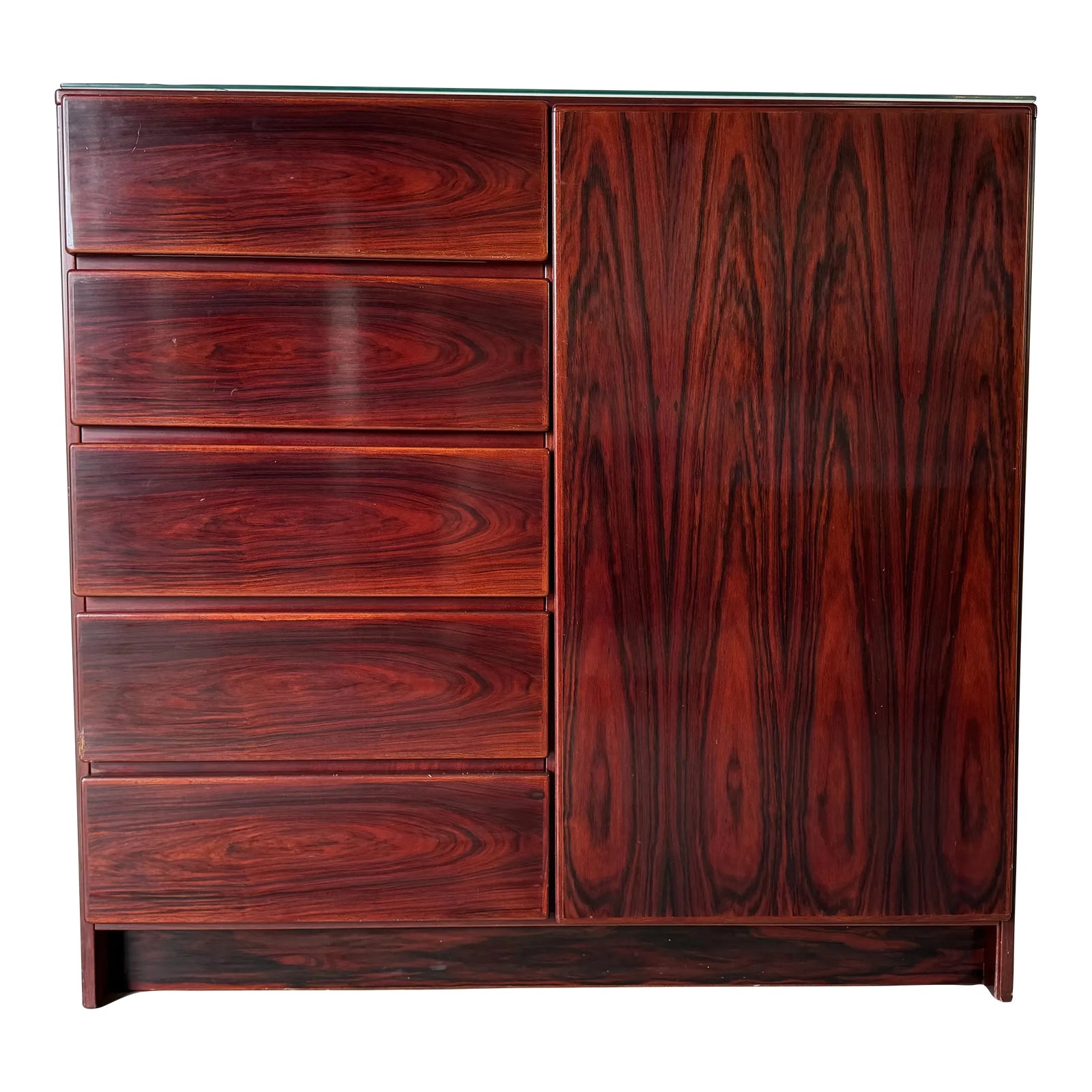 Mid-Century Danish Modern Rosewood Wardrobe by Scan Coll | Chairish