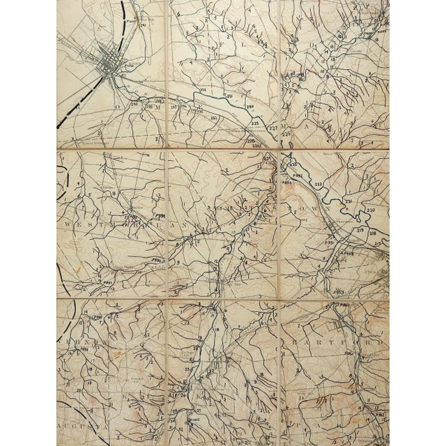 Oriskany, Rome, New York 1895 Us Geological Survey Folding Map | Chairish