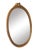 Louis XVI Gilt Oval Mirror With French Bow Swag | Chairish