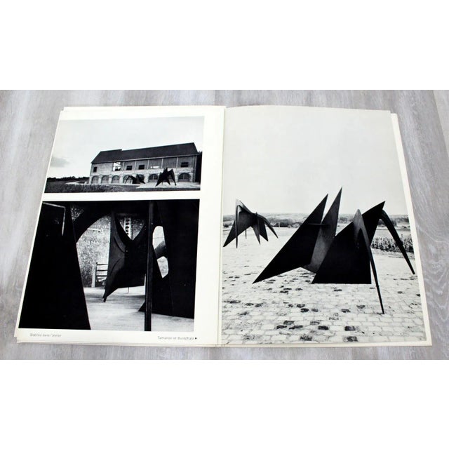 Mid Century Modern Calder Stabiles Paper Art Book Suite of 8 ...