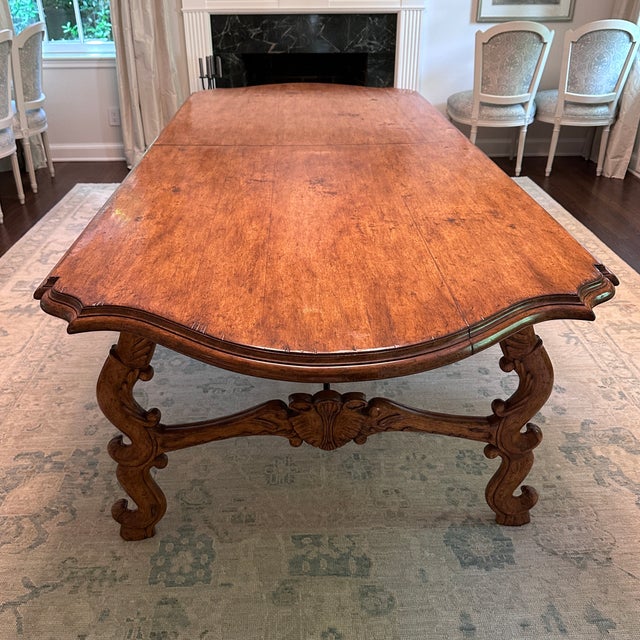 Mike Bell Carved French Country Dining Table | Chairish