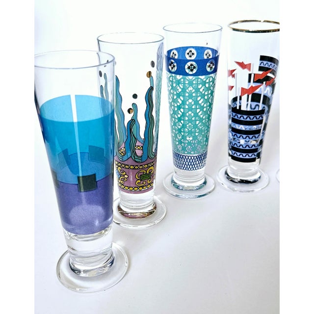 1990s Ritzenhoff Schnapps Glasses, Coasters and Original Boxes - Set of ...