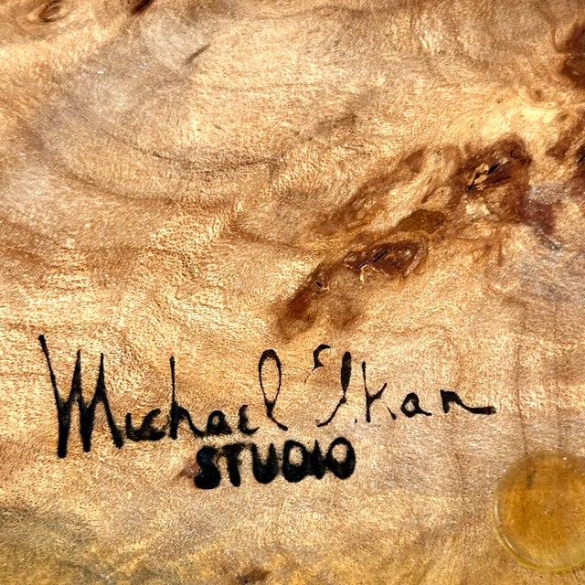 Michael Elkan Studios "Castles #14" Hand-Carved Birdseye Maple Box ...