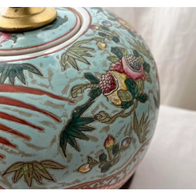 Vintage Chapman Porcelain Ginger Jar Lamps, a Pair | Chairish