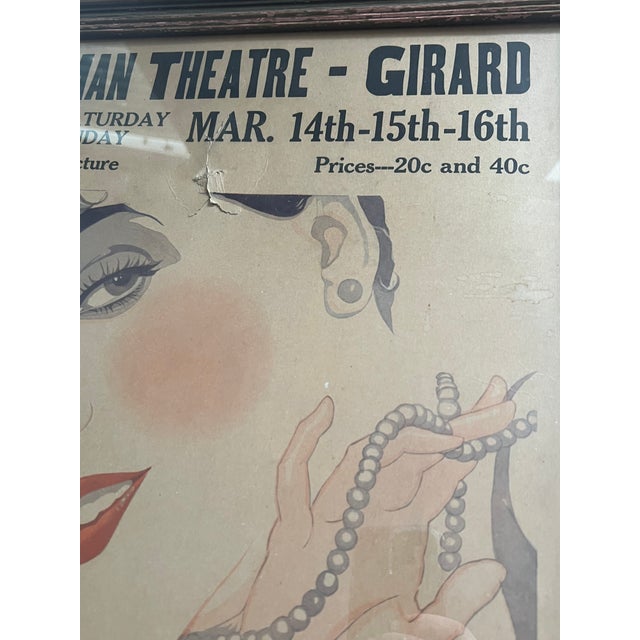 1929 Original Paris Movie Poster First National Irene Bodoni Art Deco ...