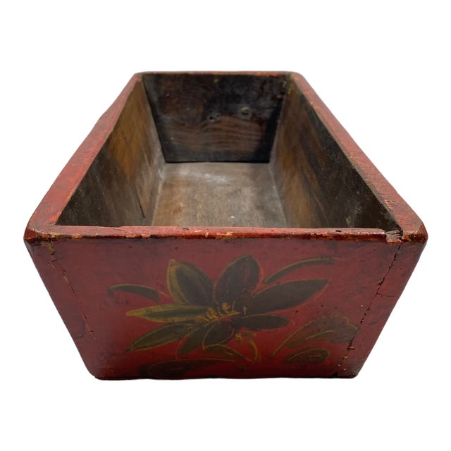 Late 19th Century American Antique Painted Victorian Flower Box | Chairish