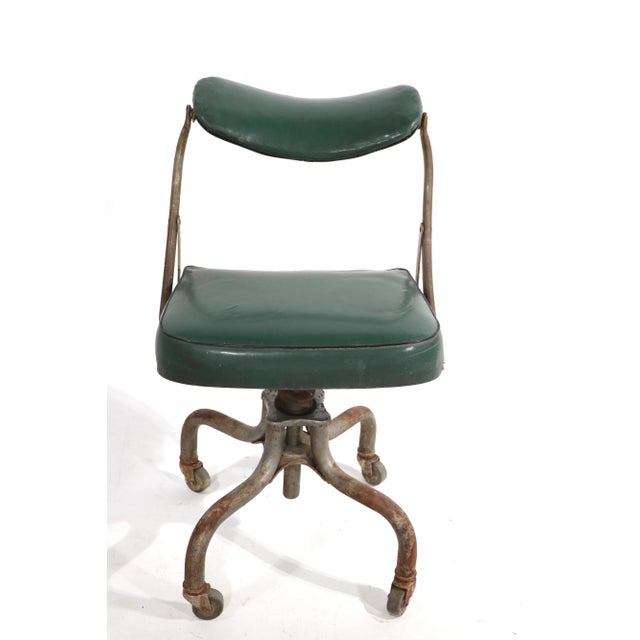 Classic Industrial Do / More Swivel Desk Chair | Chairish