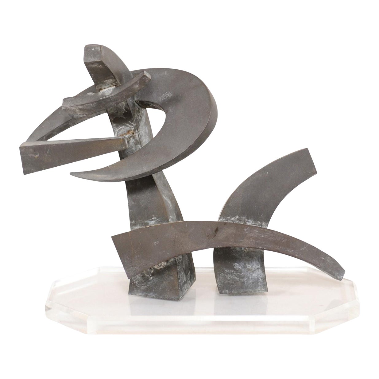 Mid 20th Century Small-Size Mid-Century Abstract Sculpture | Chairish