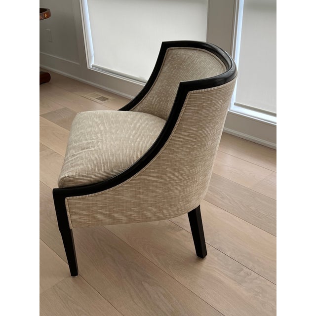 1980s J. Robert Scott Art Deco Chair | Chairish